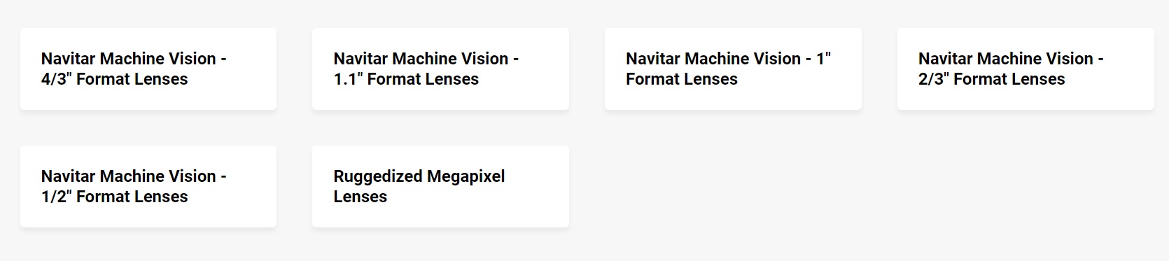 Machine Vision Lens - Online Solutions